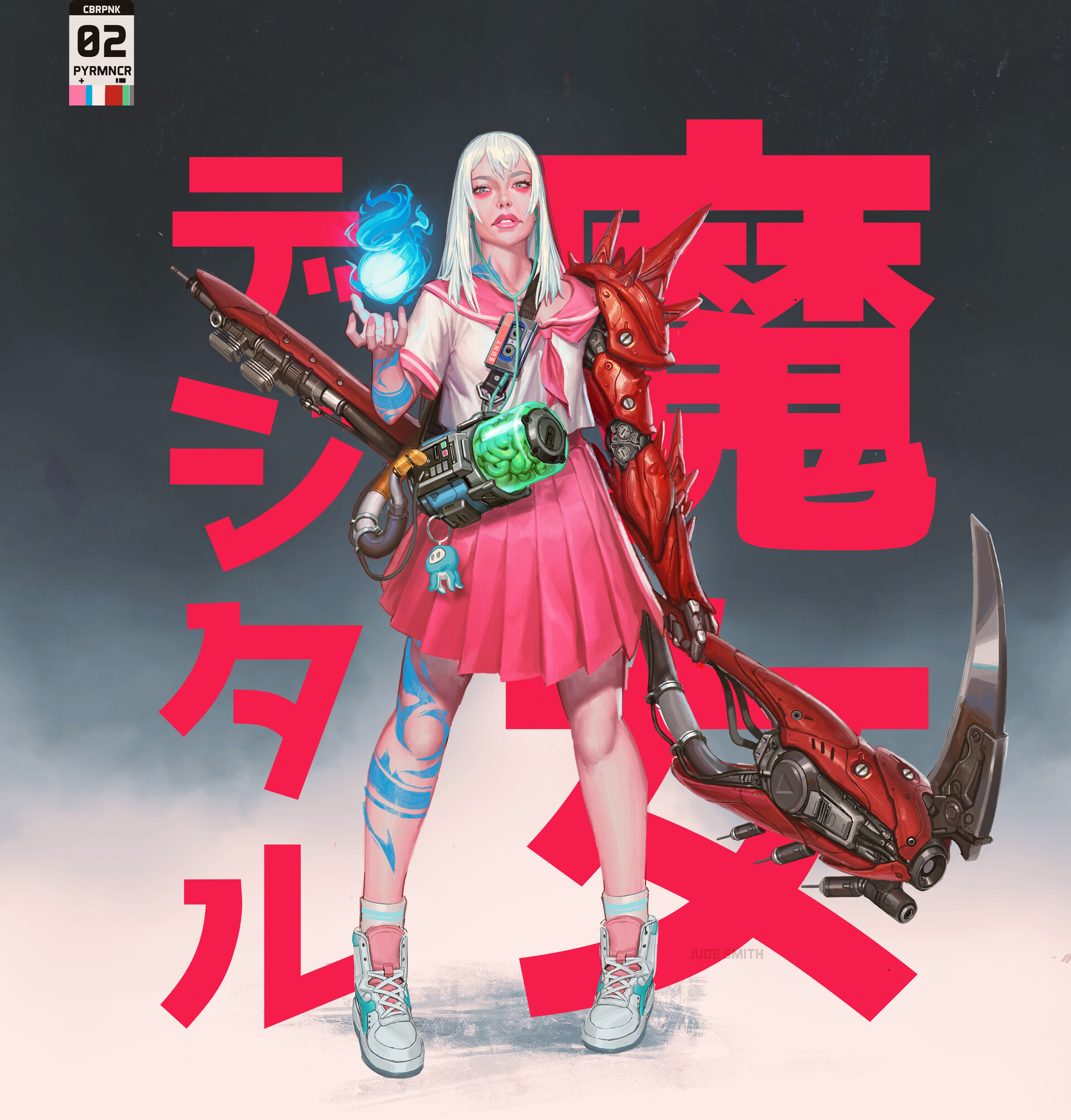 ArtStation - Cyber Pyromancer