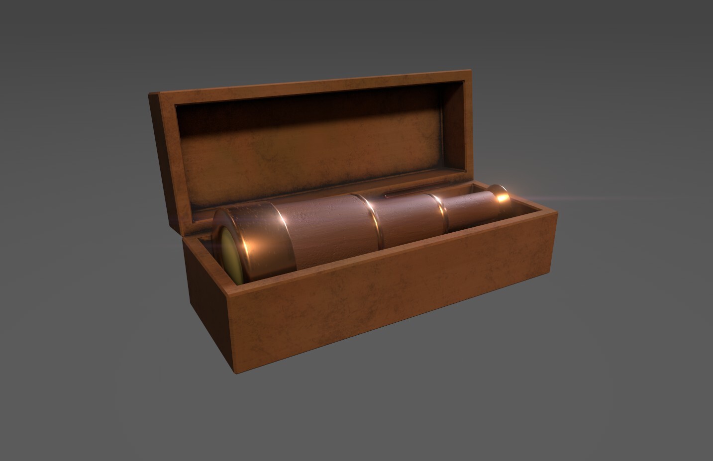 ArtStation - Simple low-poly glowing spyglass