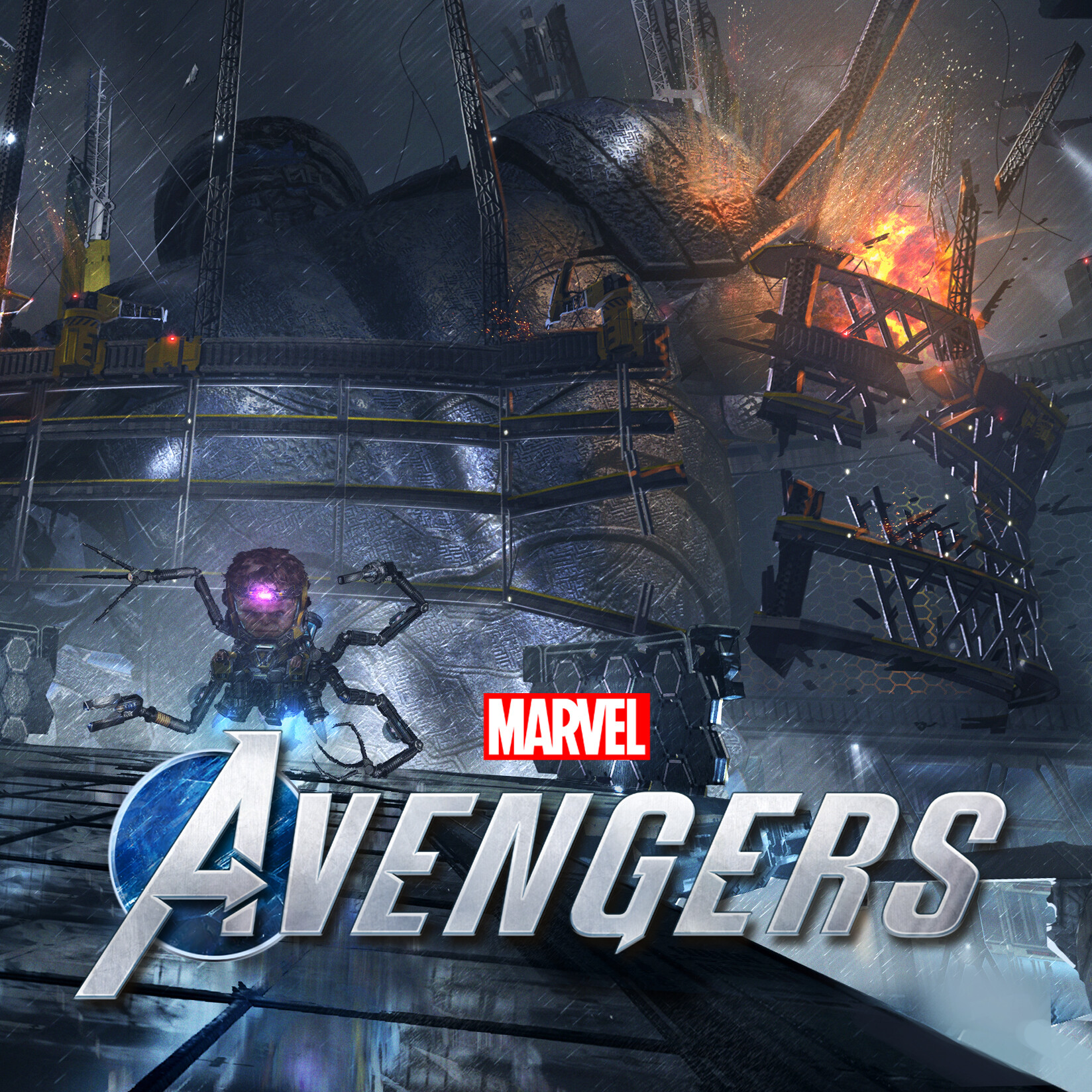 ArtStation - Marvels Avengers Final Boss Arena