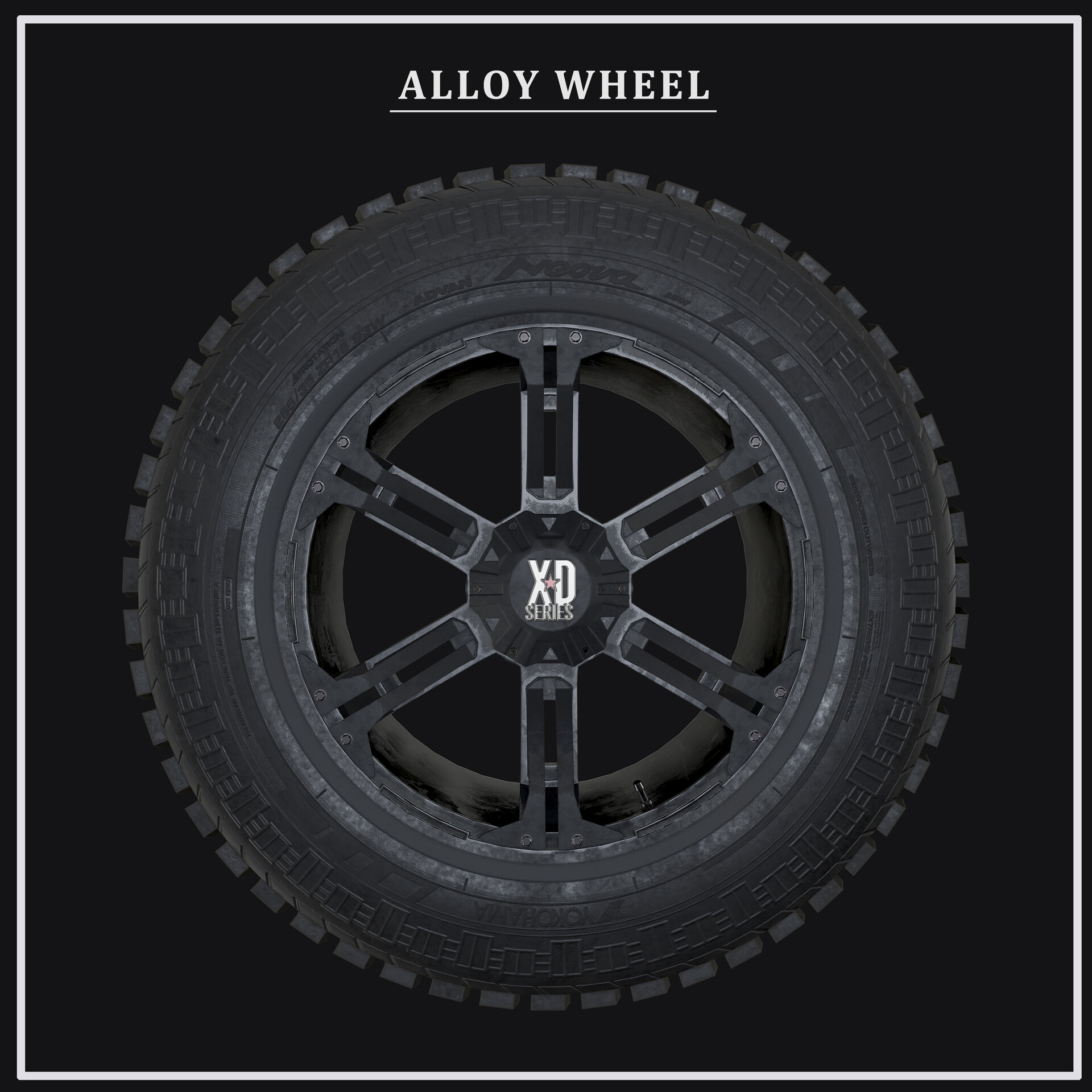 ArtStation - Alloy Wheel
