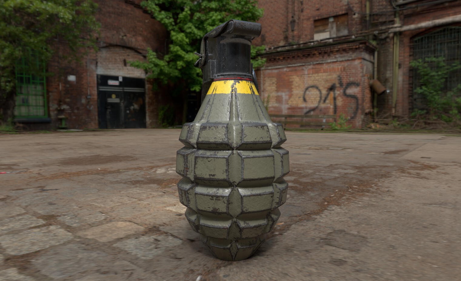 ArtStation - Frag Grenade