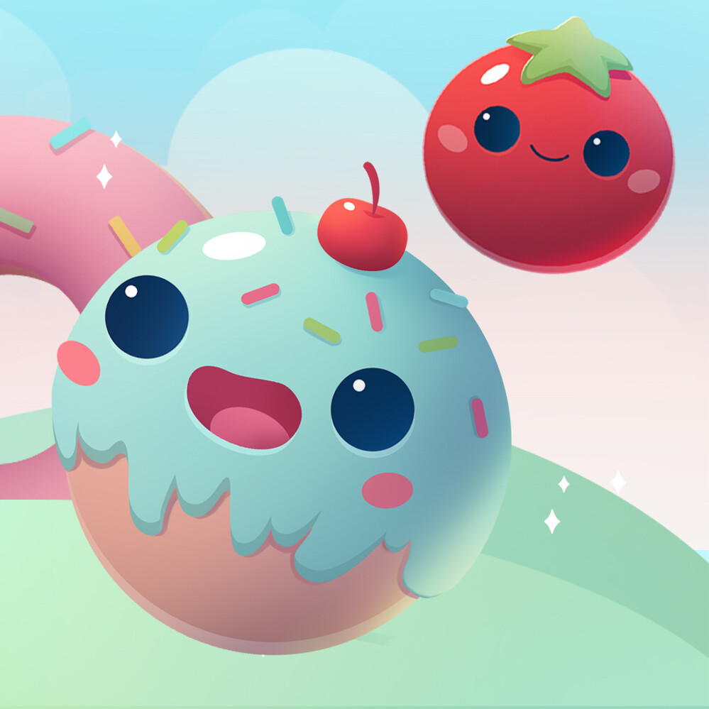 ArtStation - Wallpapers for the game Bubbli Bash.