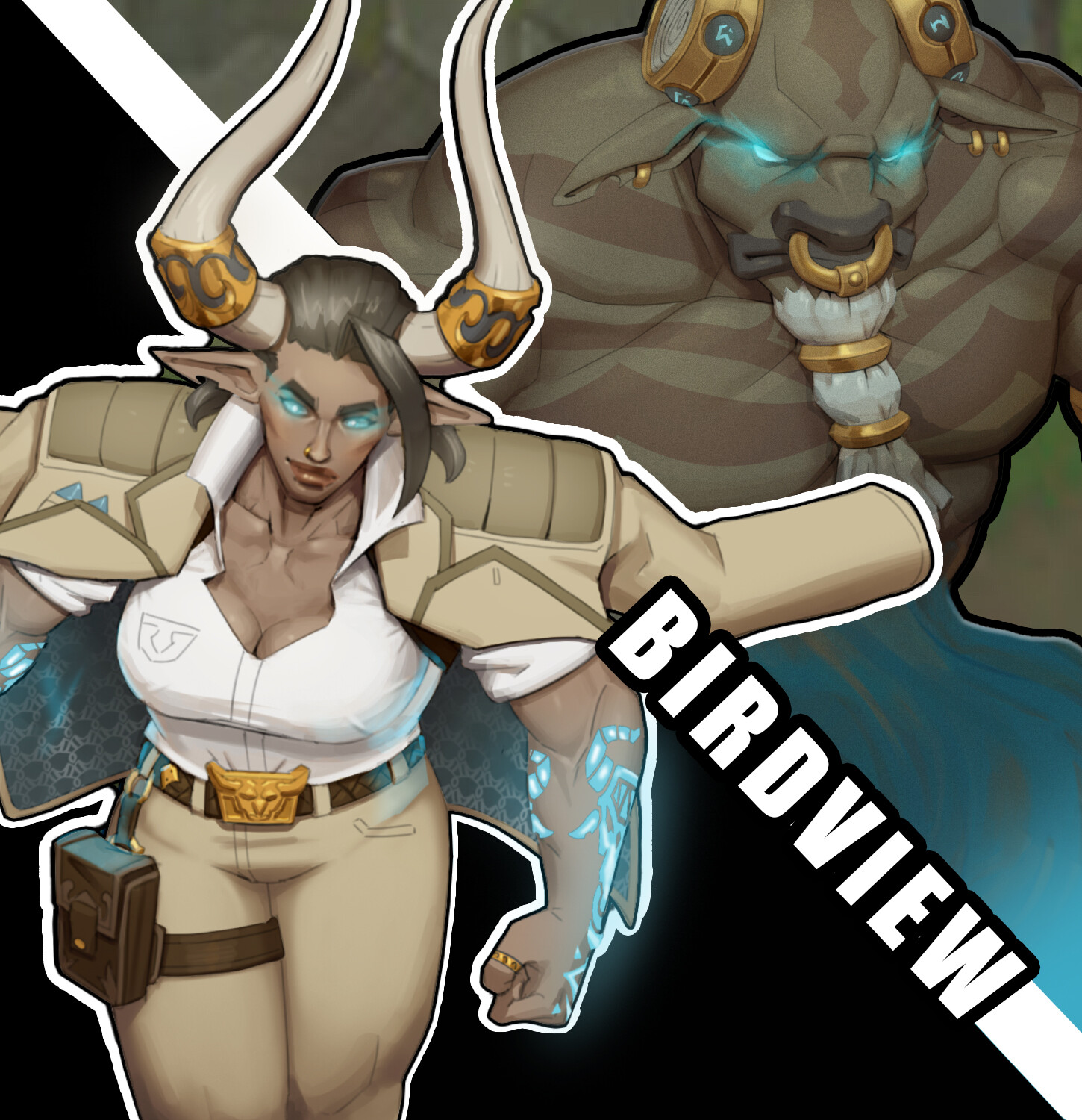 ArtStation - Ox Boss Top-Down view