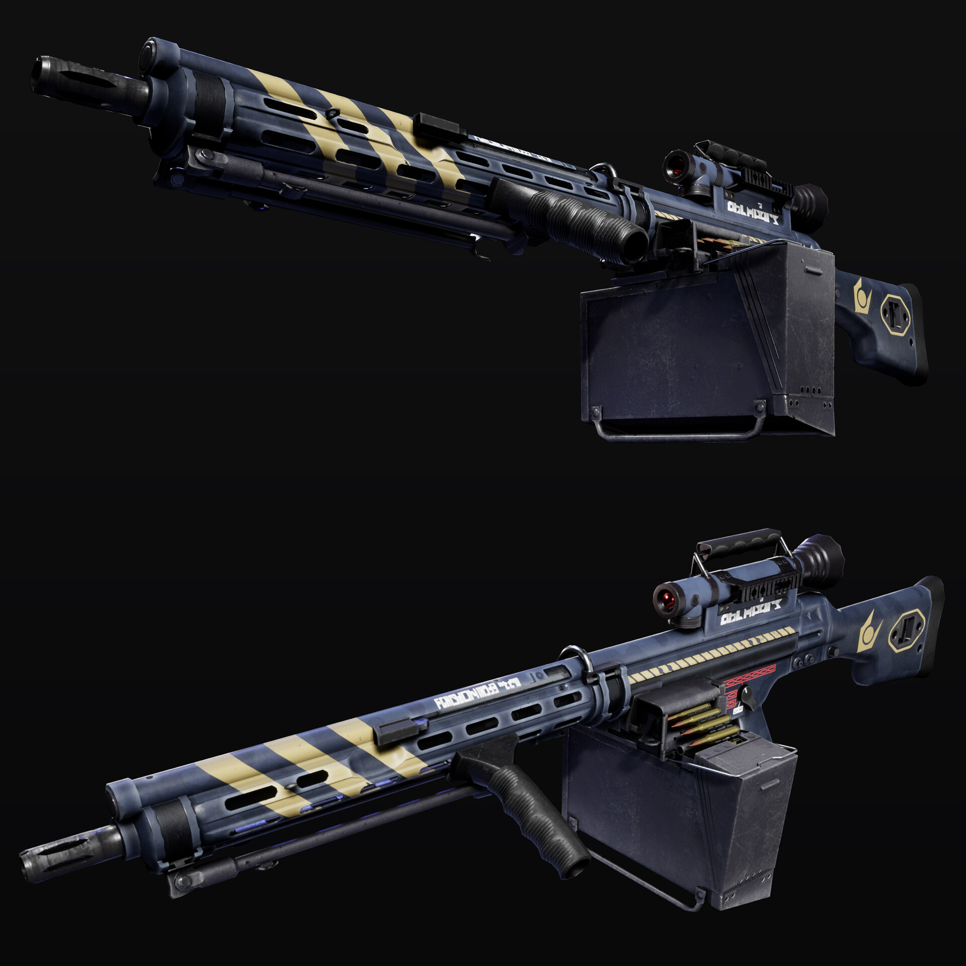 ArtStation - Half-life 2 Beta GR-9 Heavy Machine Gun Fanwork