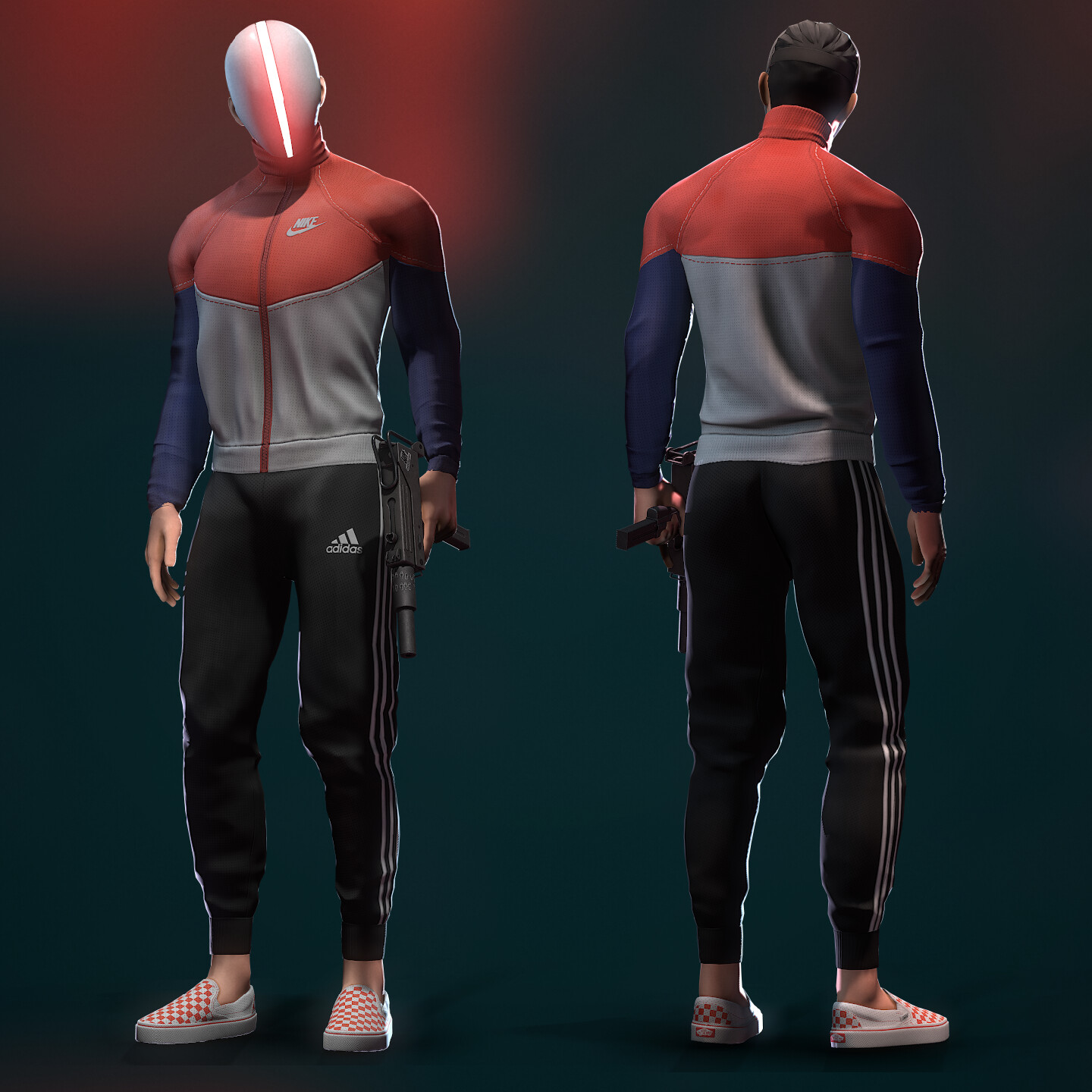 ArtStation - Masked Gunman