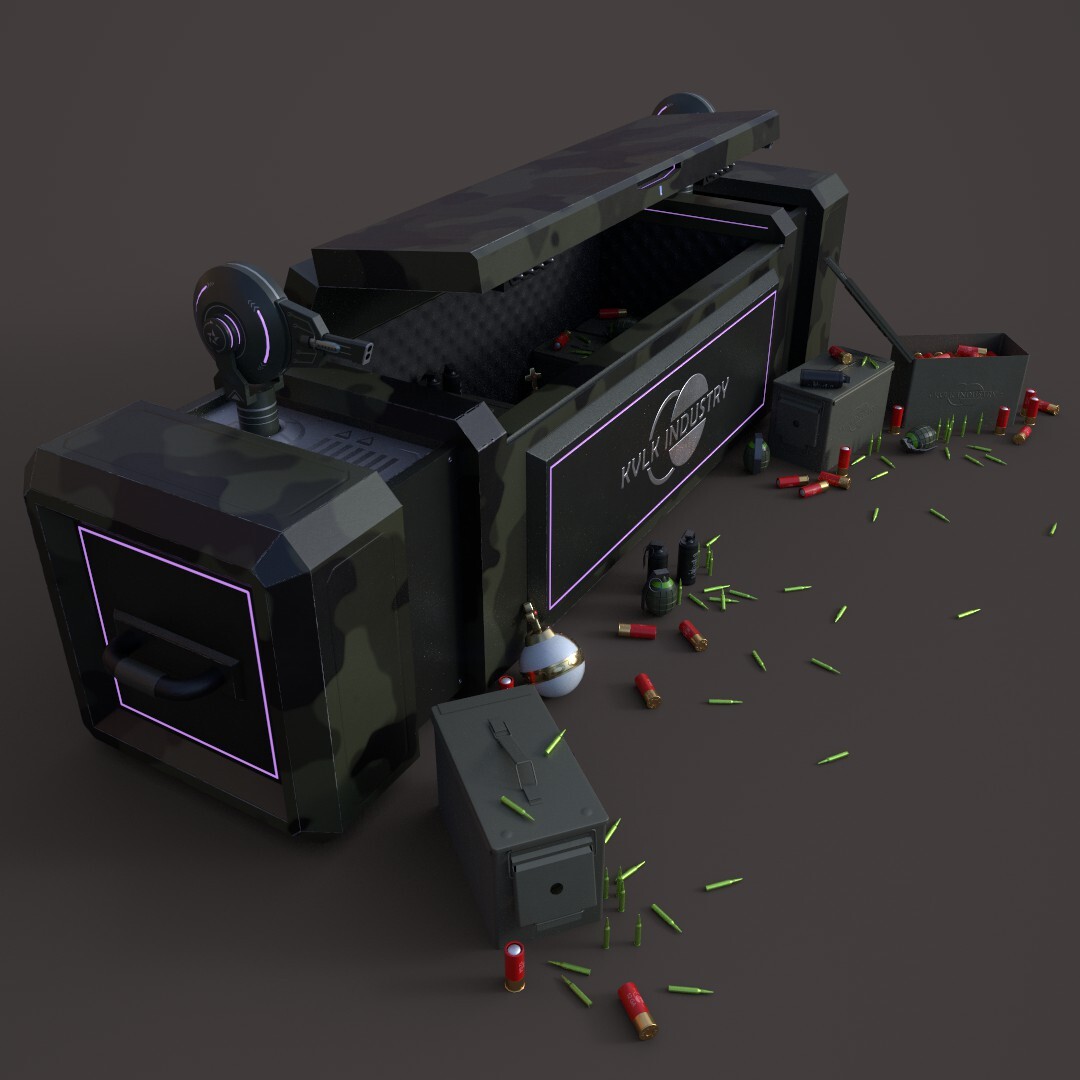 ArtStation - Military Chest