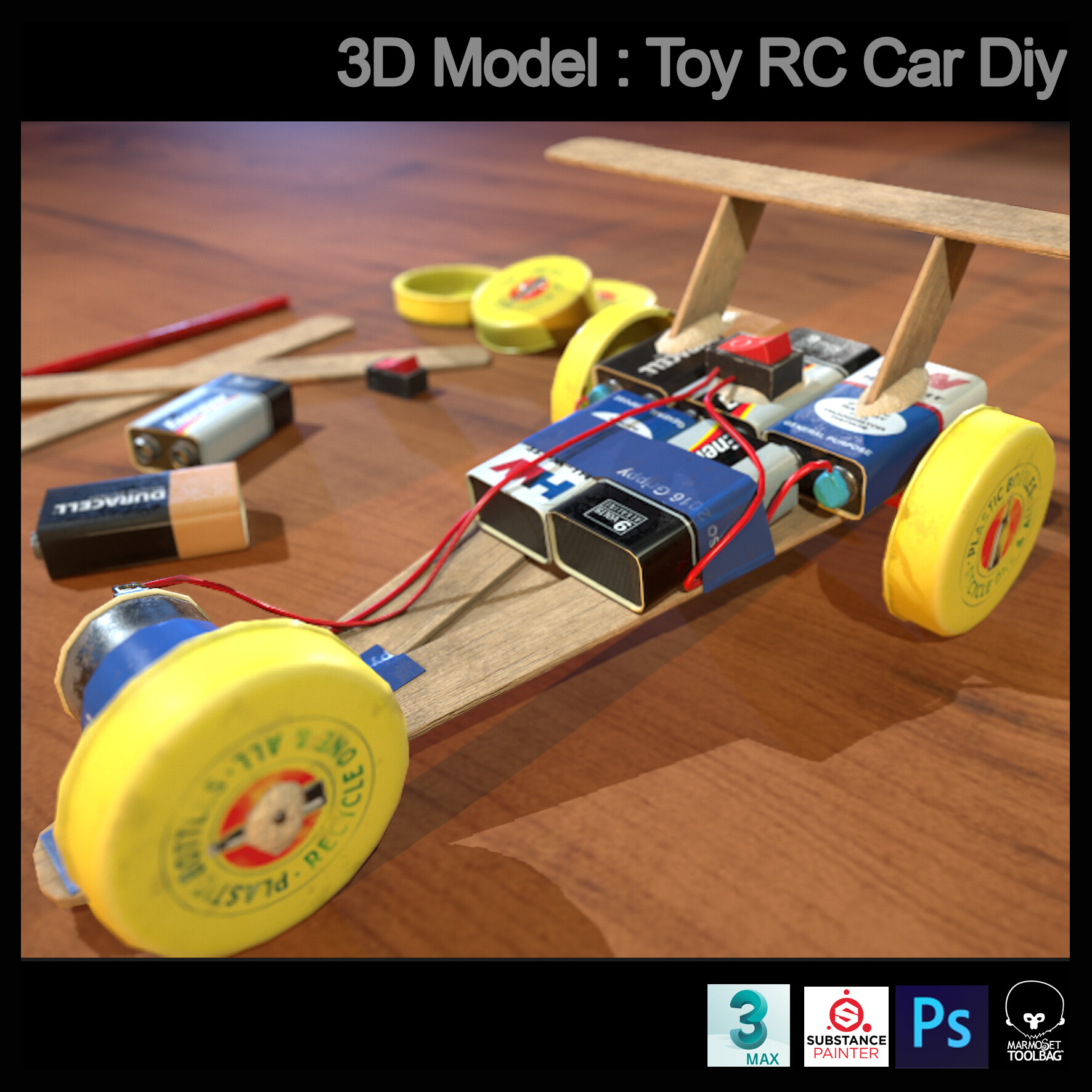 ArtStation - Diy Toy RC Car