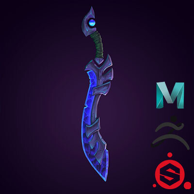 ArtStation - Stylized Moon Weapon