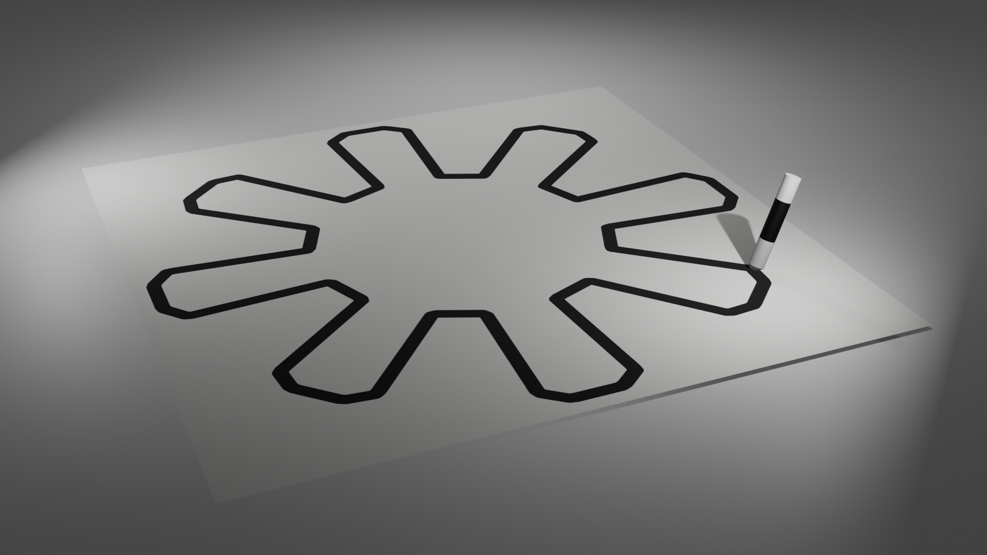 ArtStation - Vertex Paint Animation - Drawing A Curve