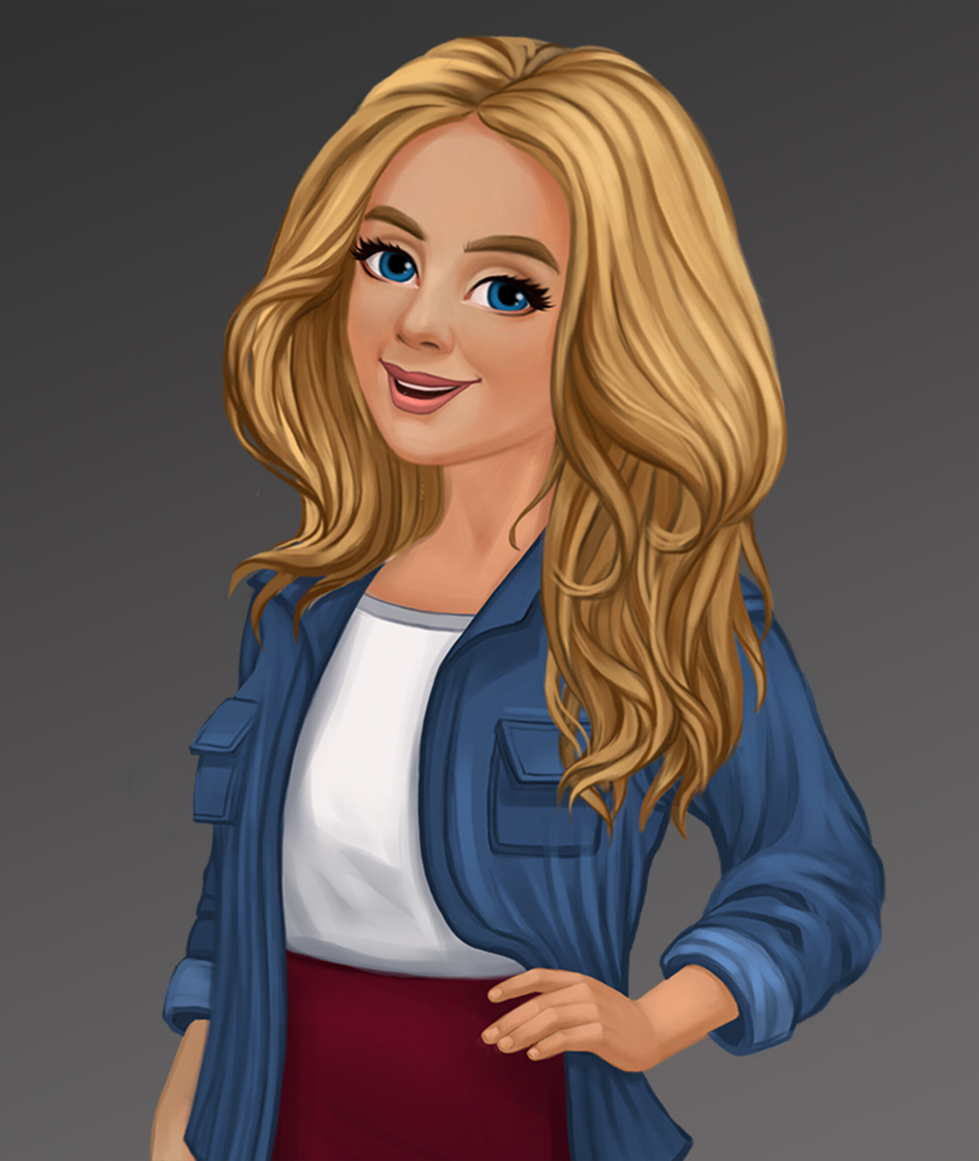 ArtStation - Character. Amber.