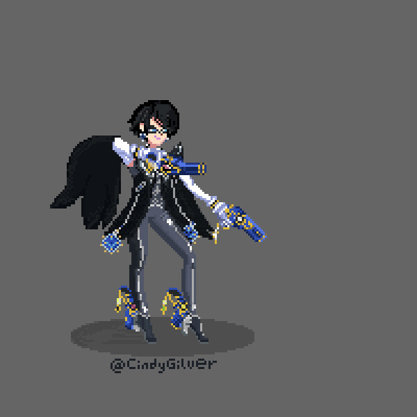 ArtStation - Bayonetta 2 - Pixel Art