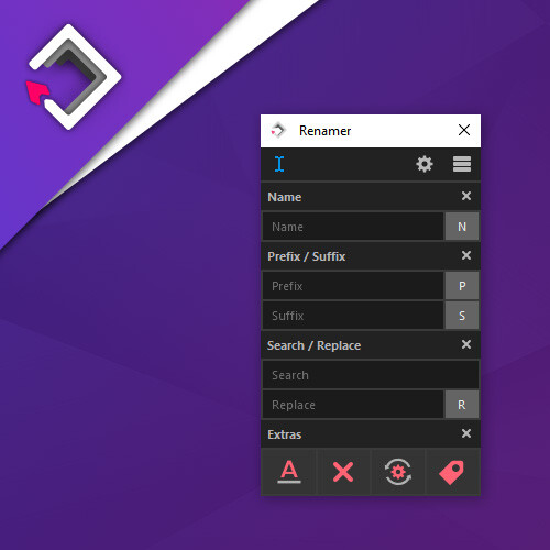 ArtStation - Python Tool for Maya: Renamer 2.0