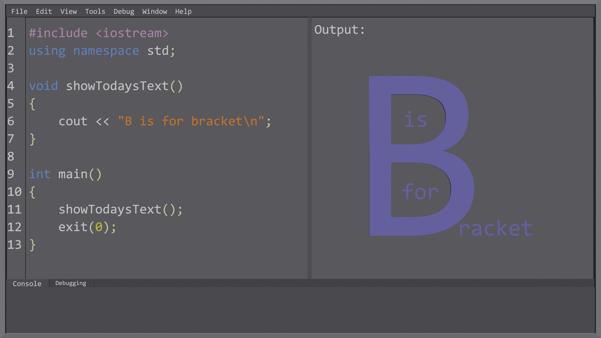 ArtStation - B is for bracket