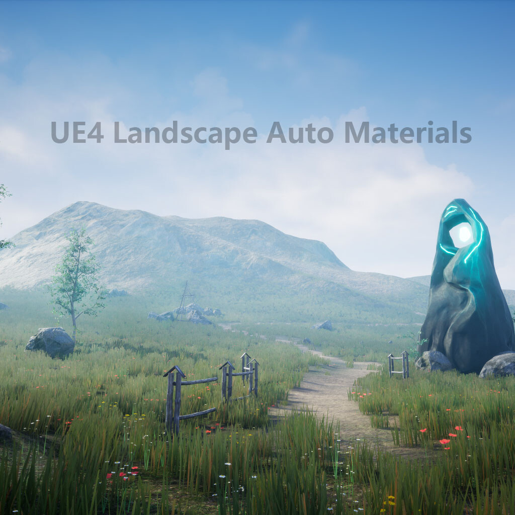 ArtStation - ue4 landscape quick creat（Landscape automaterials）