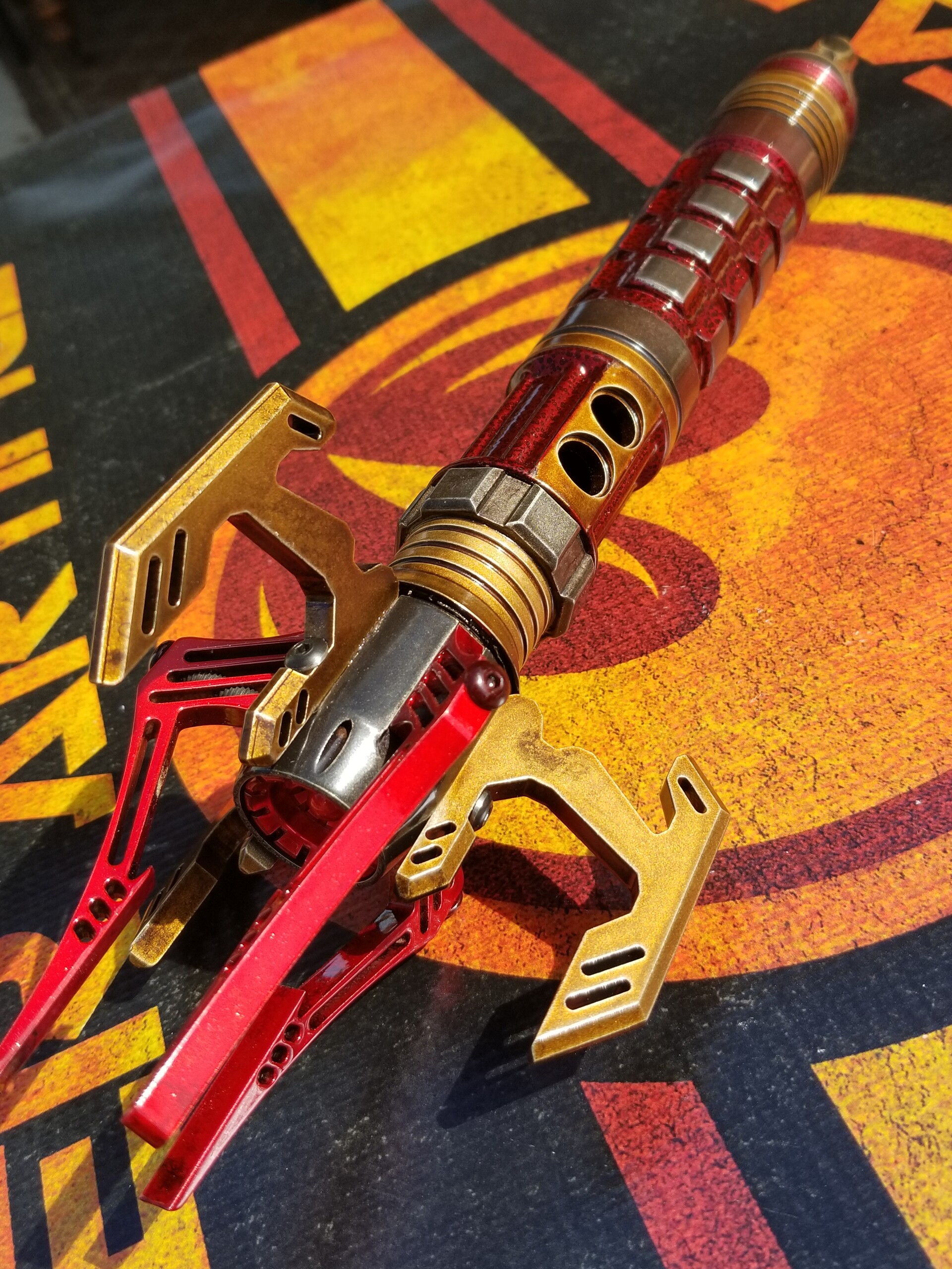 ArtStation - Sith Warlock Lightsaber, Dragons blood themed powdercoat