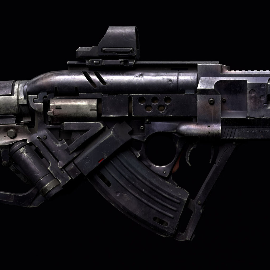 Fallout 3 Assault Rifle Art