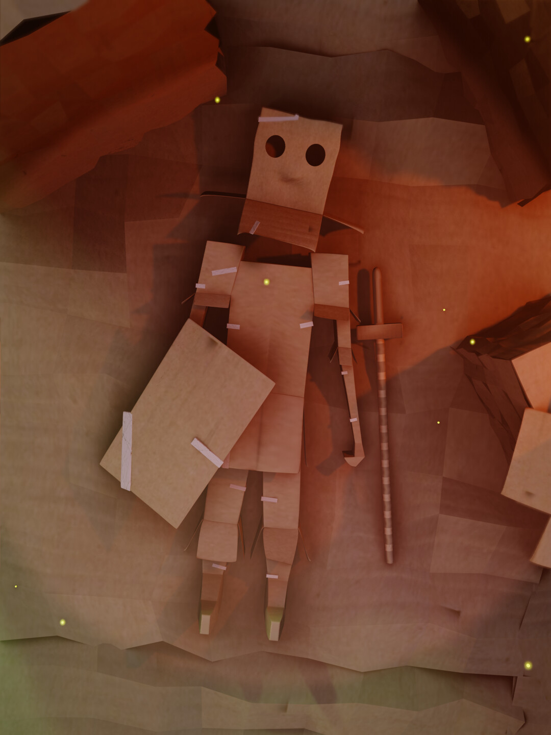 ArtStation - Cardboard Knight