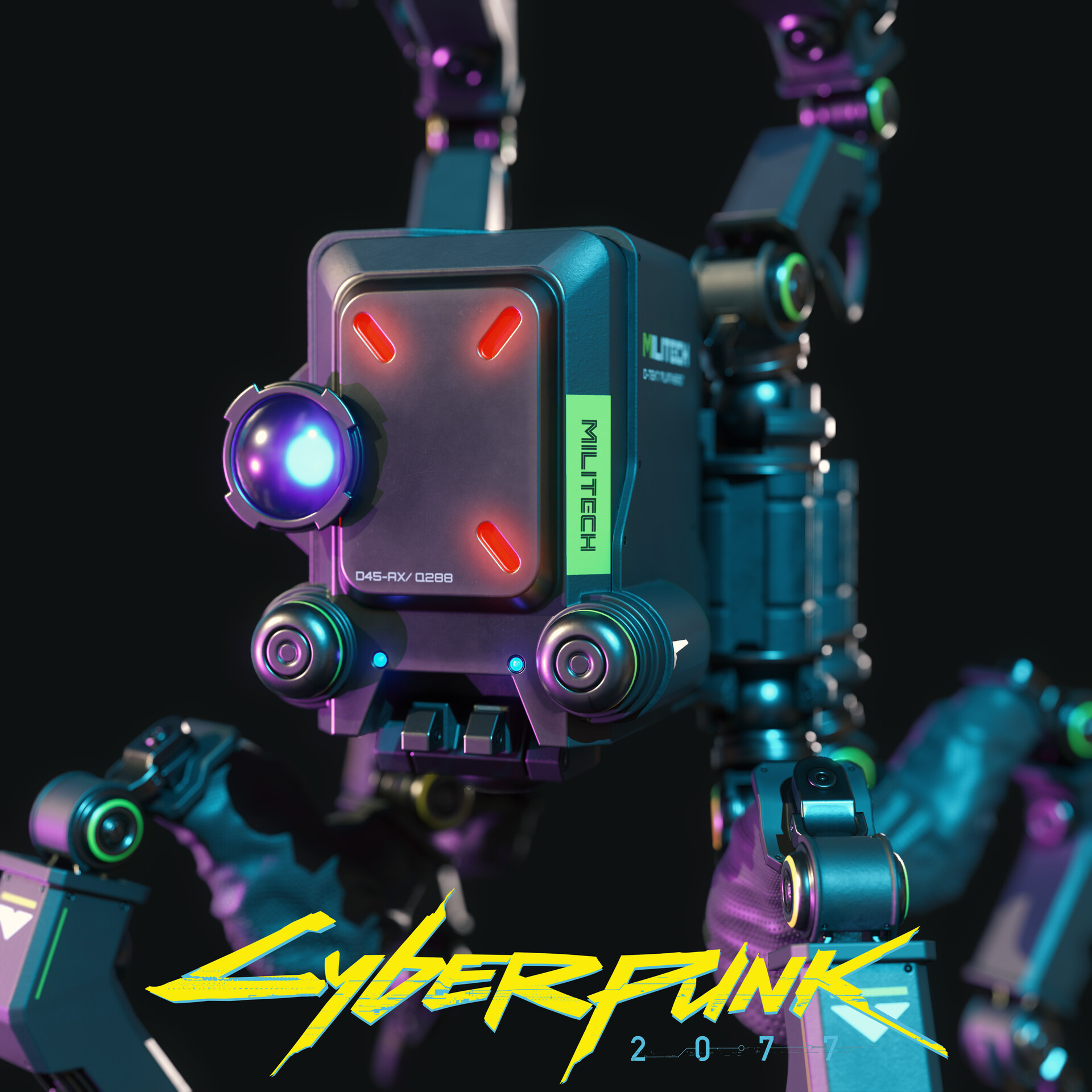 Shashwat Sengupta - Cyberpunk 2077 | Militech "Flathead" bot