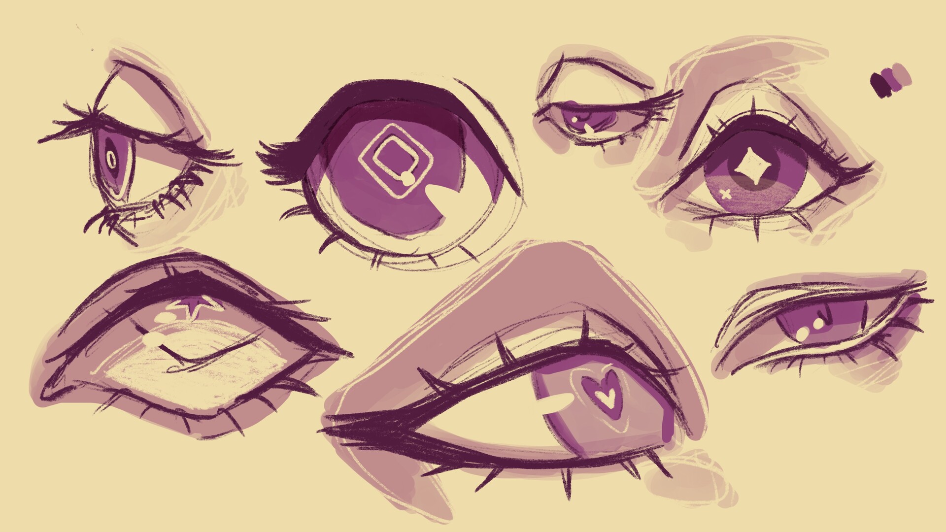 ArtStation - Eyes studies