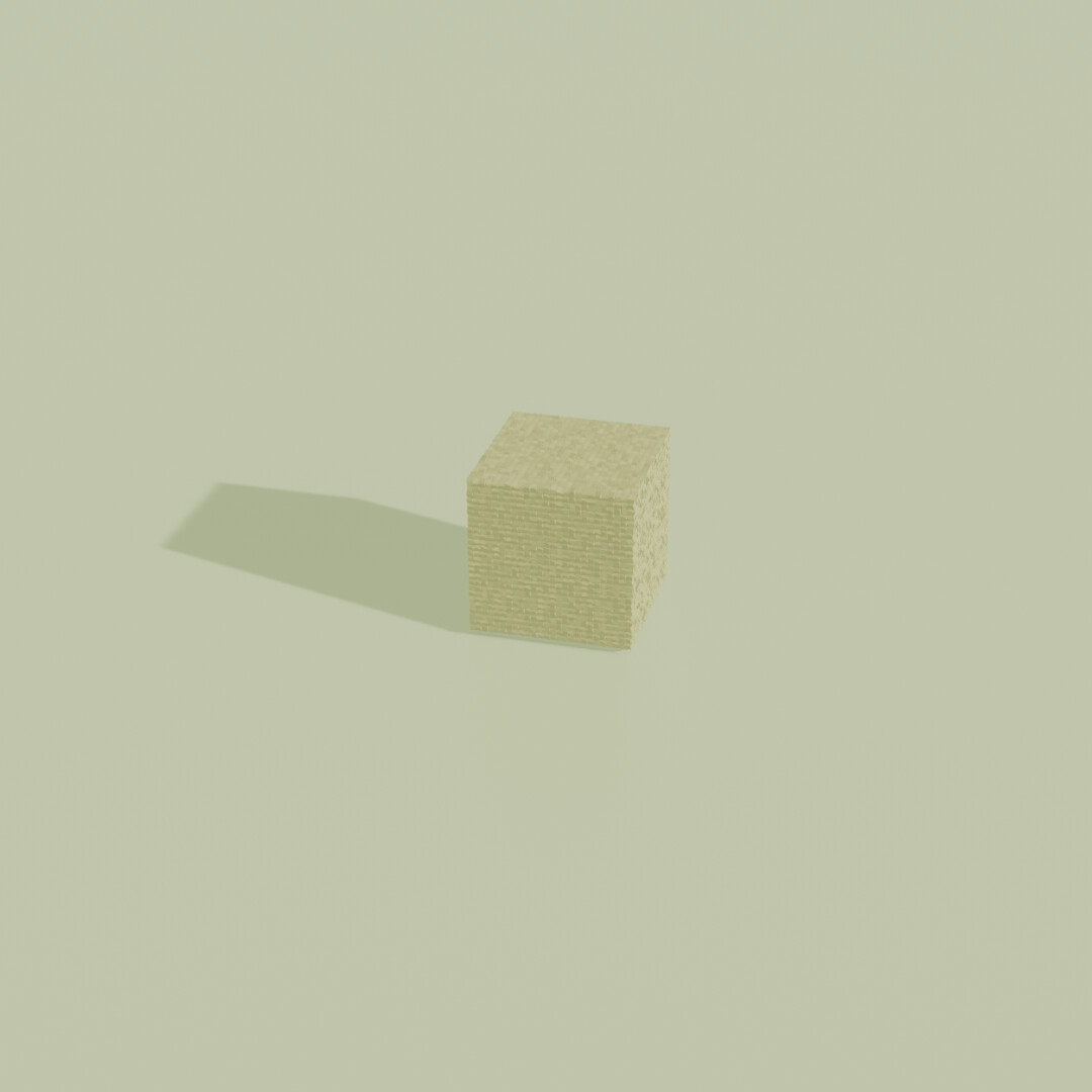 ArtStation - Block of sand from minecraft