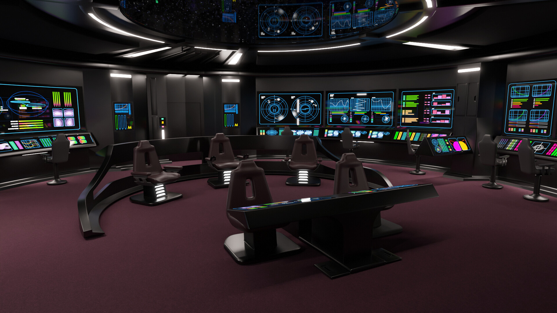 ArtStation - Starfleet Bridge