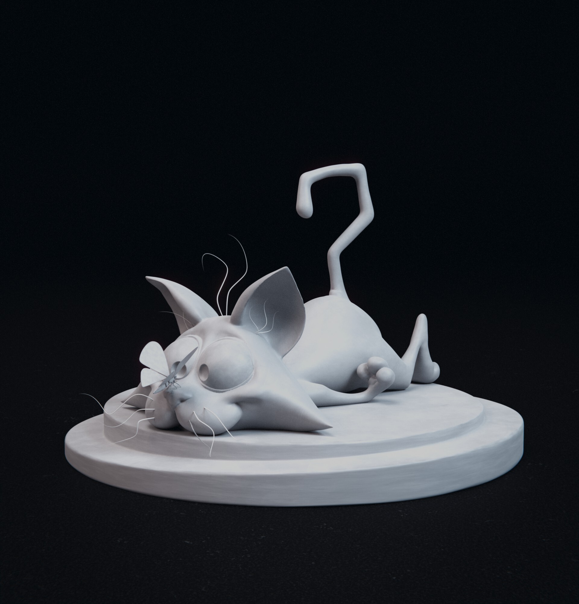 ArtStation - Goofy cat