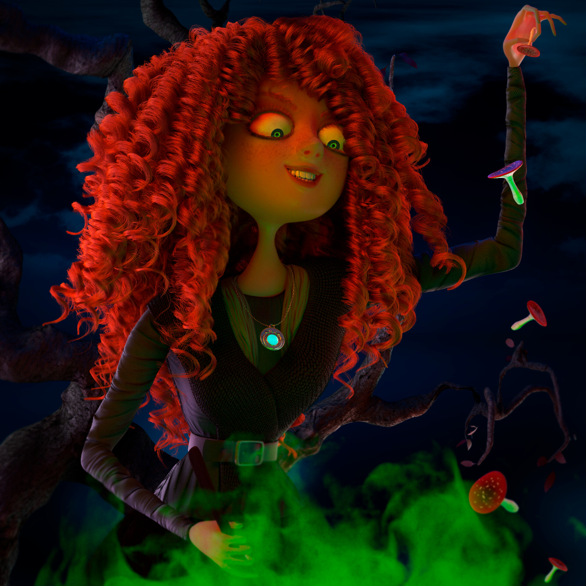 ArtStation - Witch Magrat from Diskworld