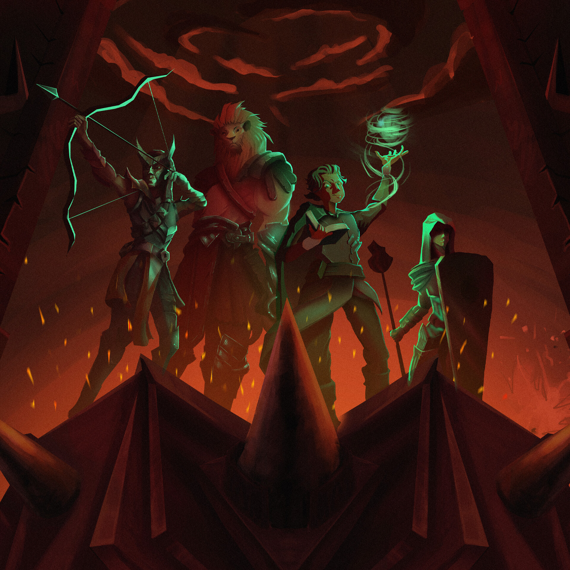 ArtStation - Descent into Avernus | Comission RPG Group