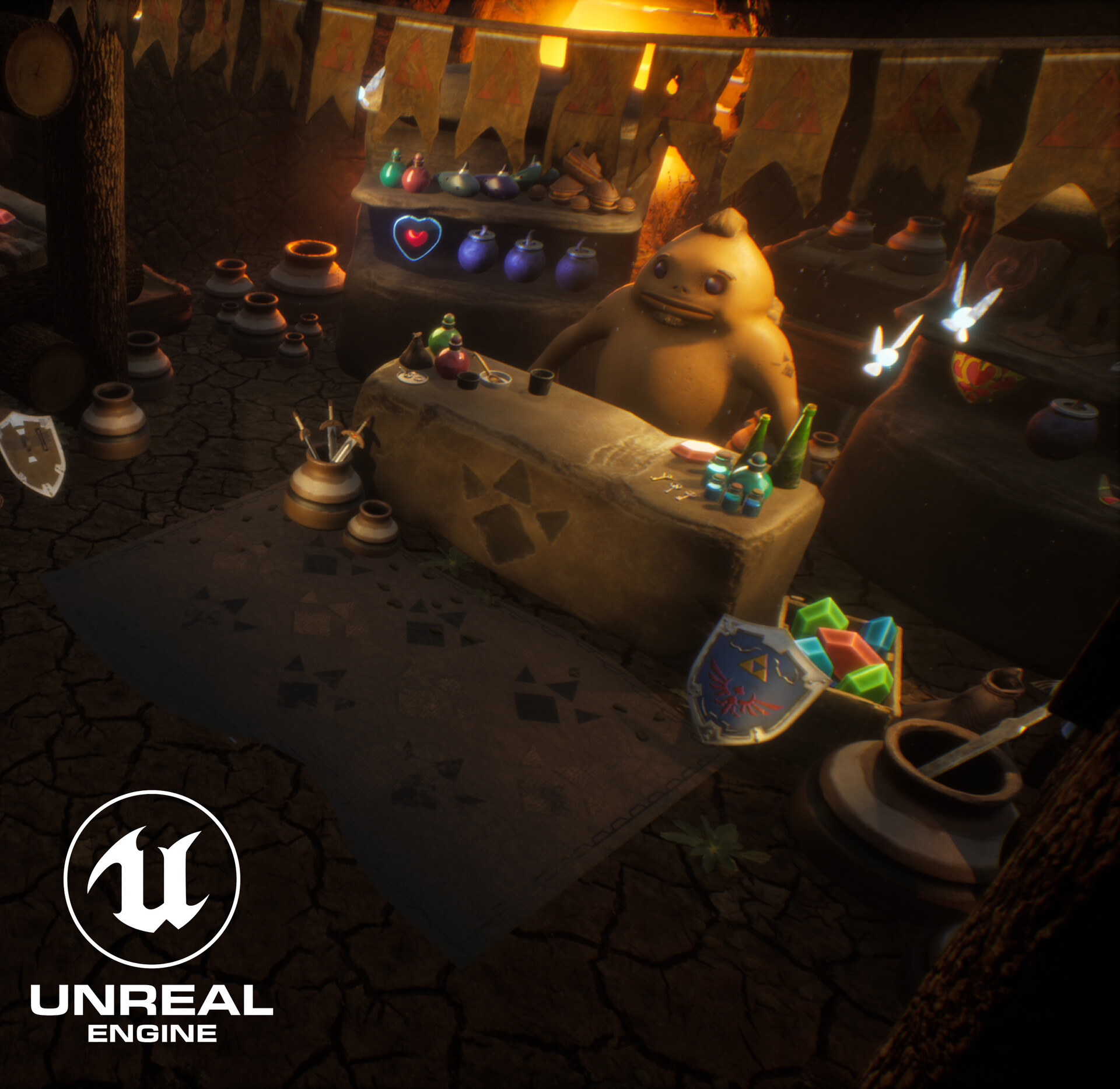 ArtStation - Zelda - Goron Shop - Unreal Engine (Fan Art)