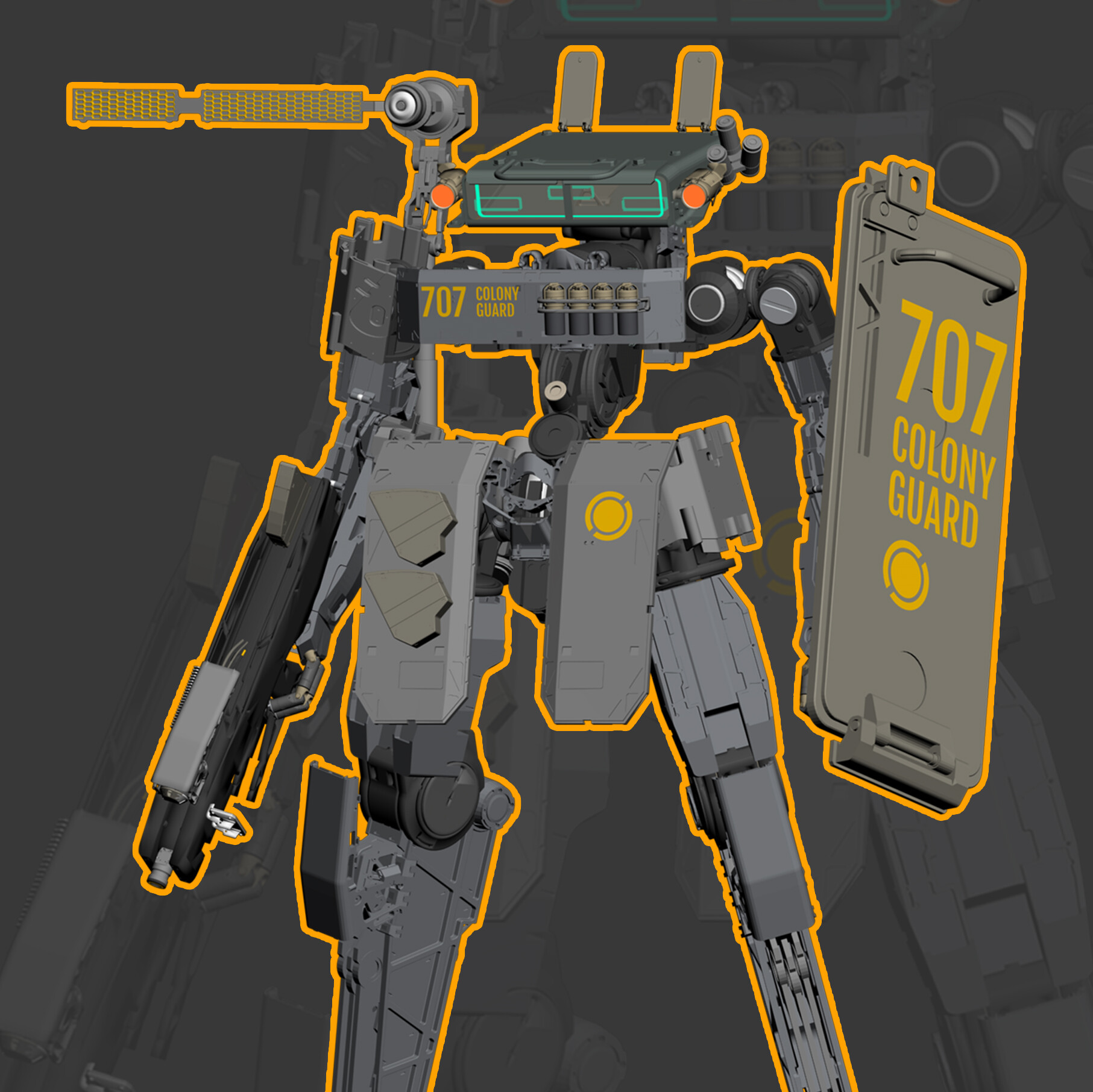 ArtStation - Kit Bash mech