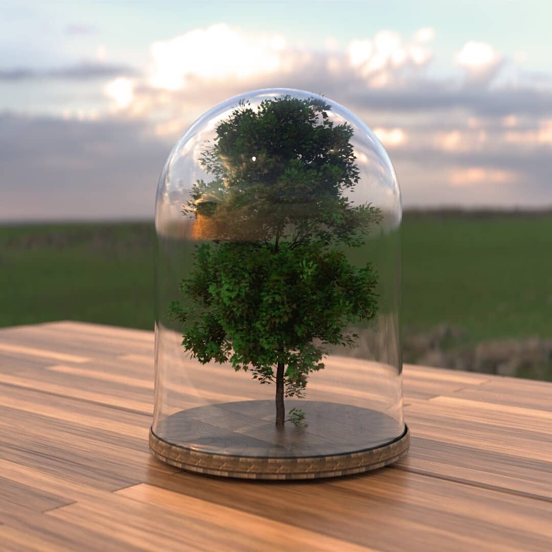ArtStation - Photorealistic Tree in Dome