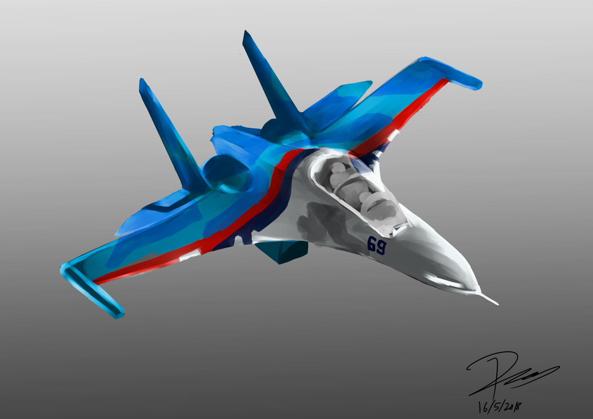 ArtStation - Sukhoi Su-27