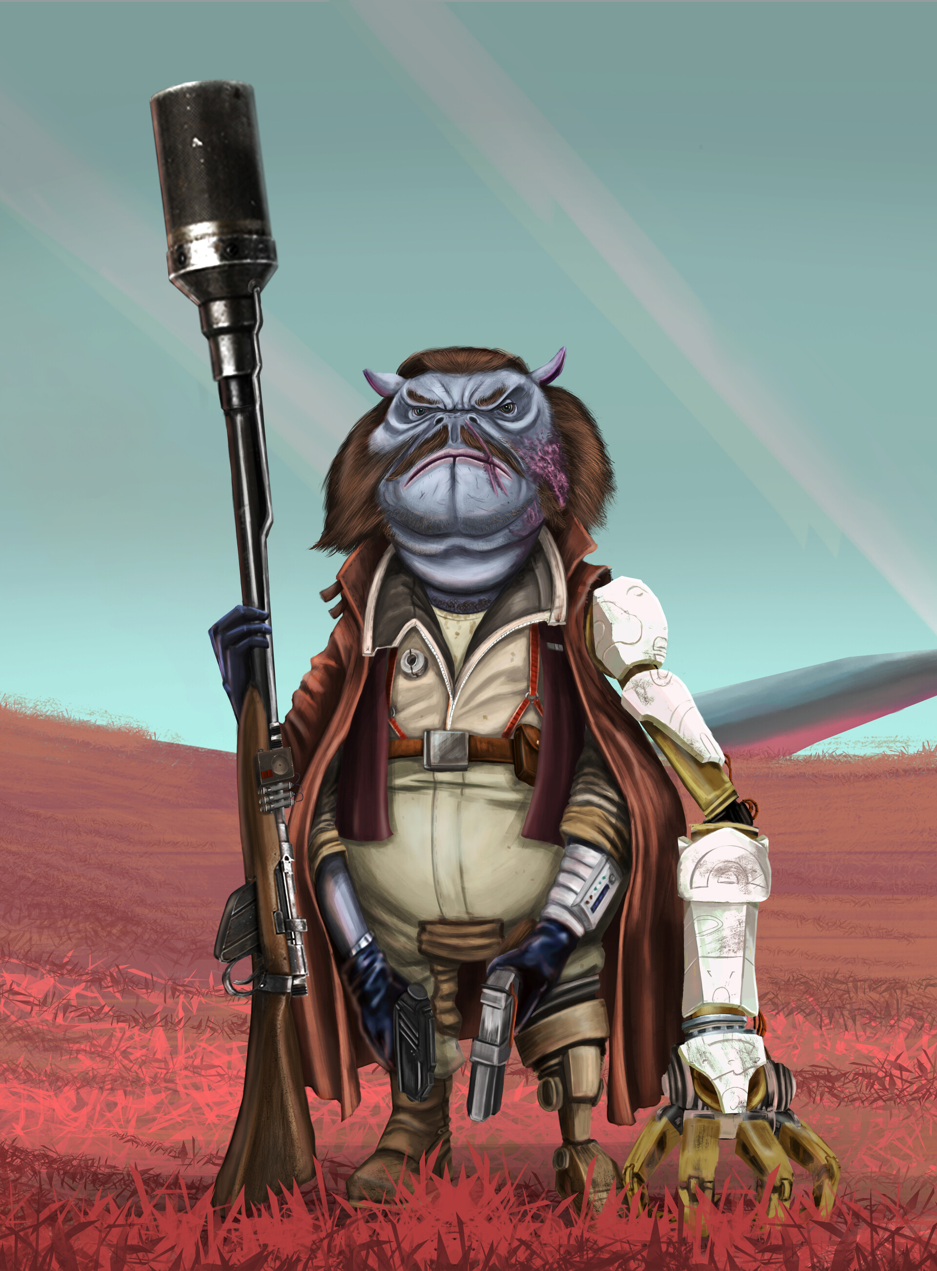 ArtStation - Latero Bounty Hunter - SW