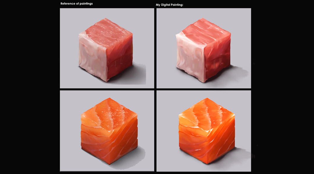 ArtStation - Material Cube Study