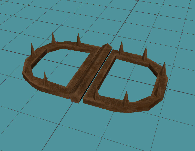 ArtStation - Bear Trap, Animated 3D prop