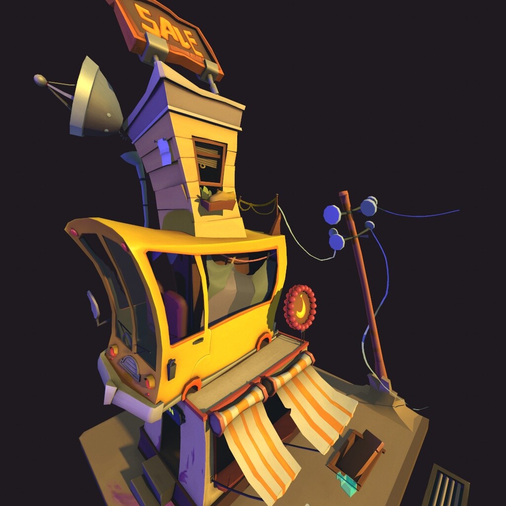 ArtStation - Bus House