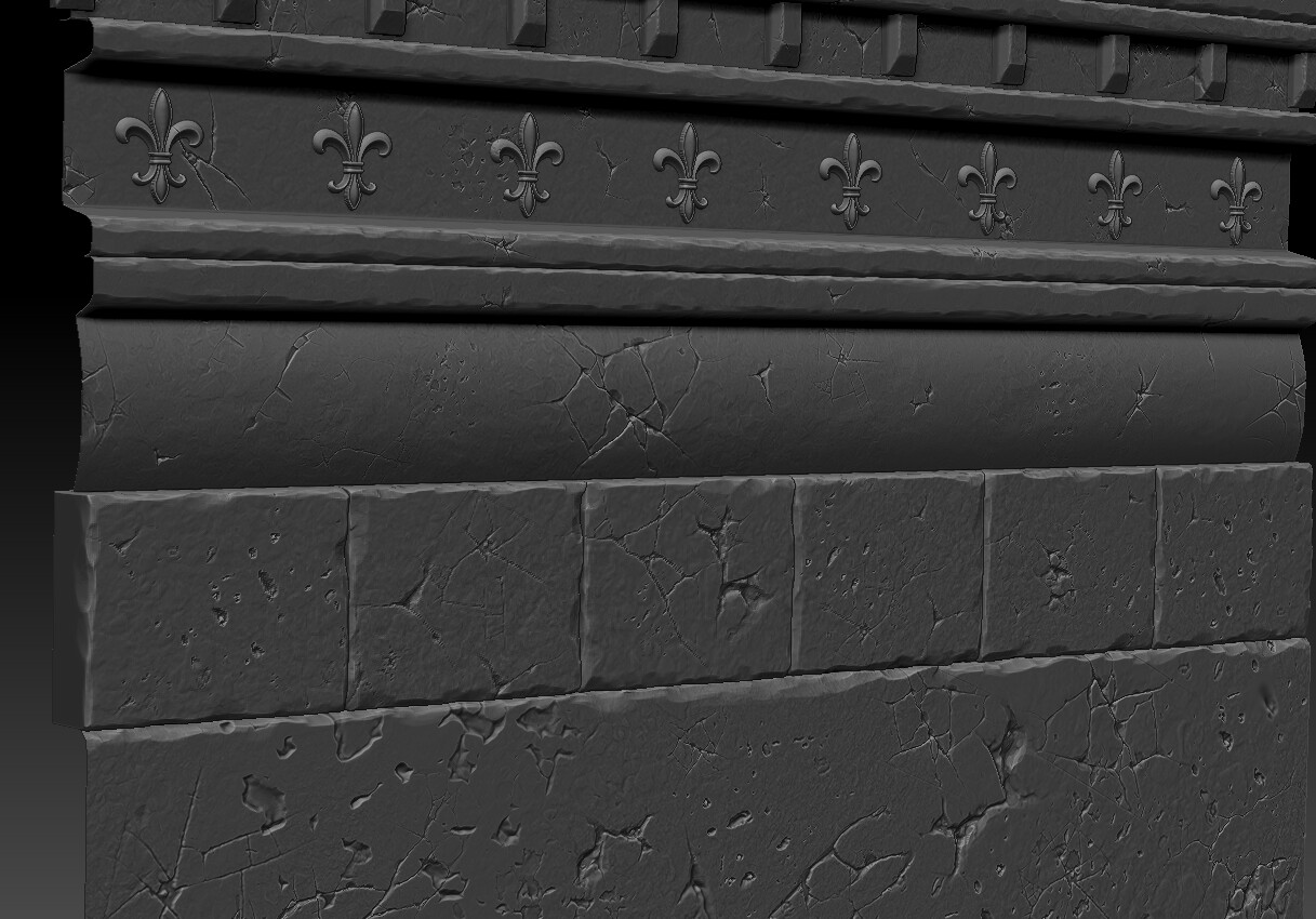 ArtStation - Stone trim sheets