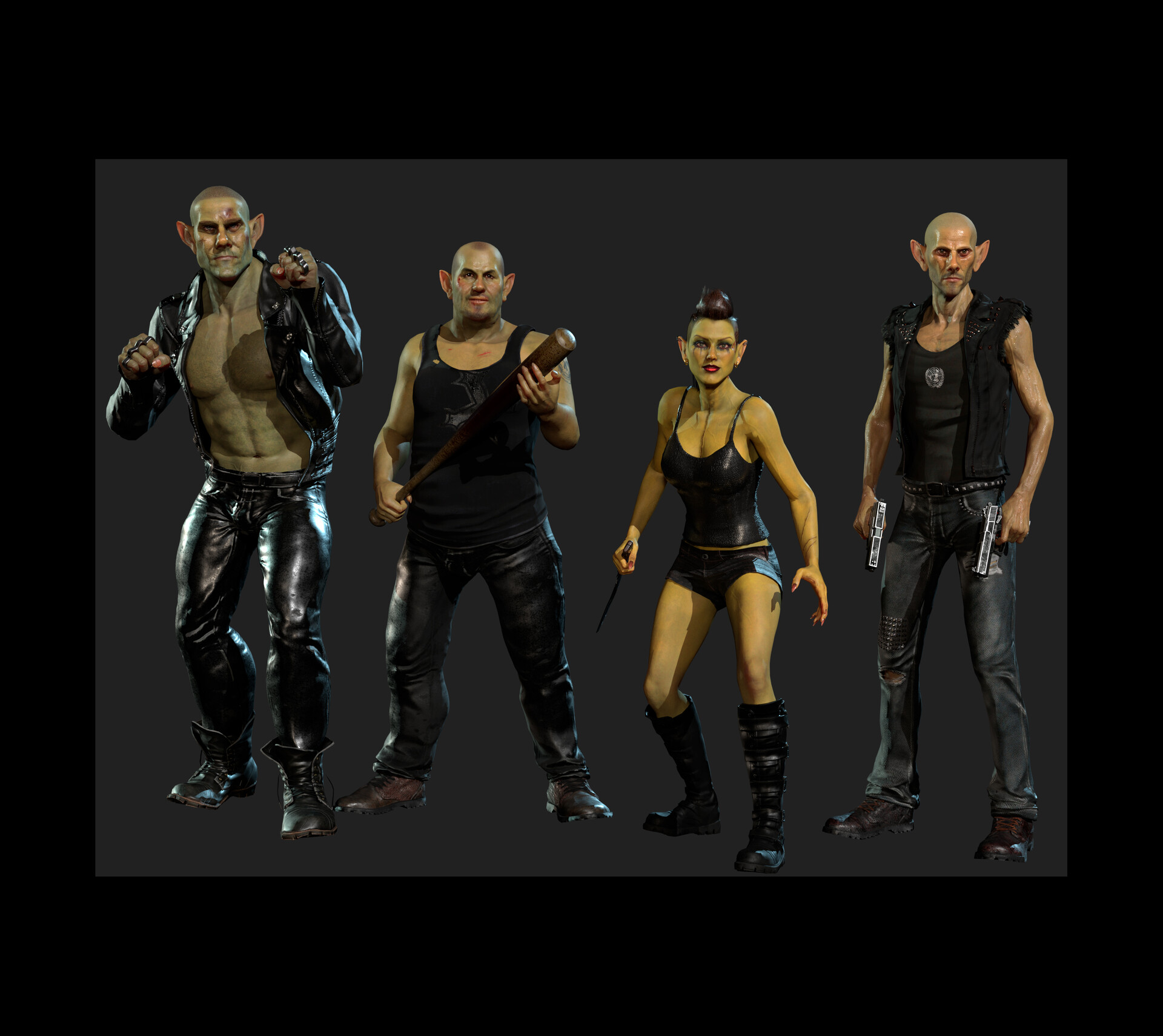 ArtStation - Elf Ganster