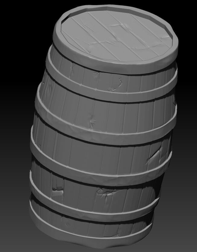 ArtStation - Game ready barrels