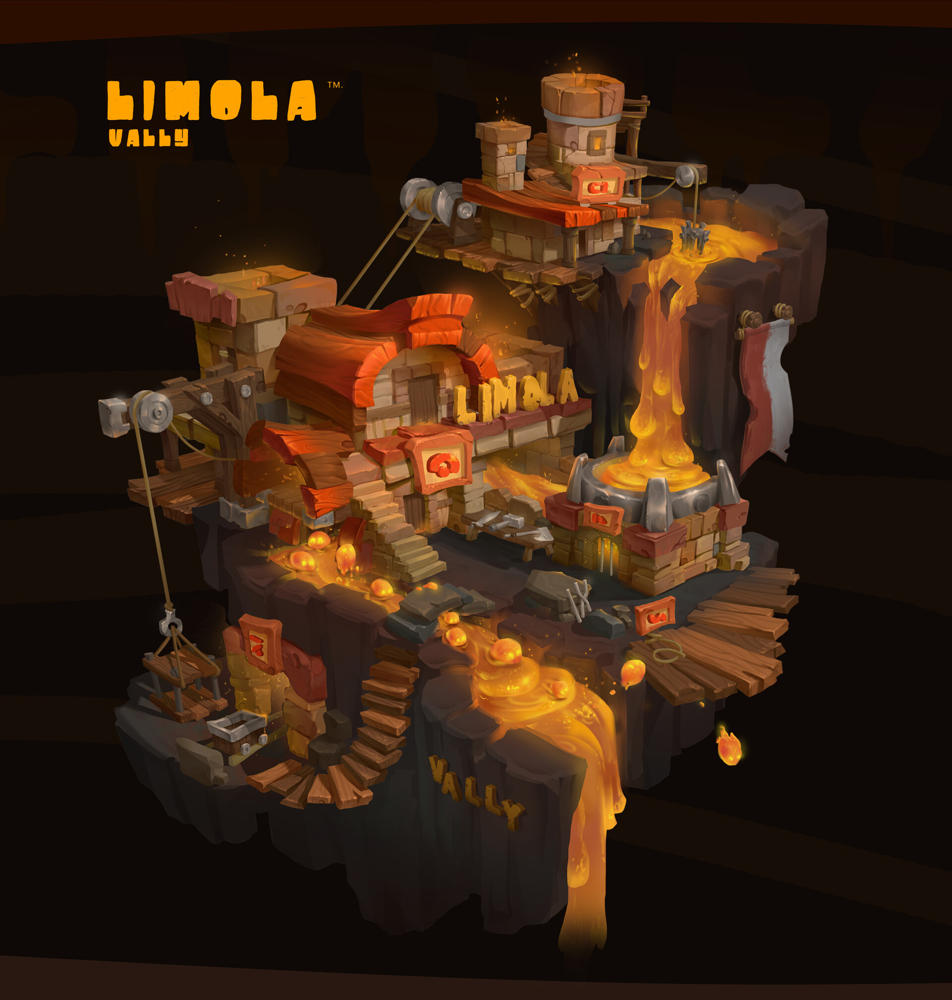 ArtStation - LIMOLA毅洛熔岩小鬼制作所【场景建筑】