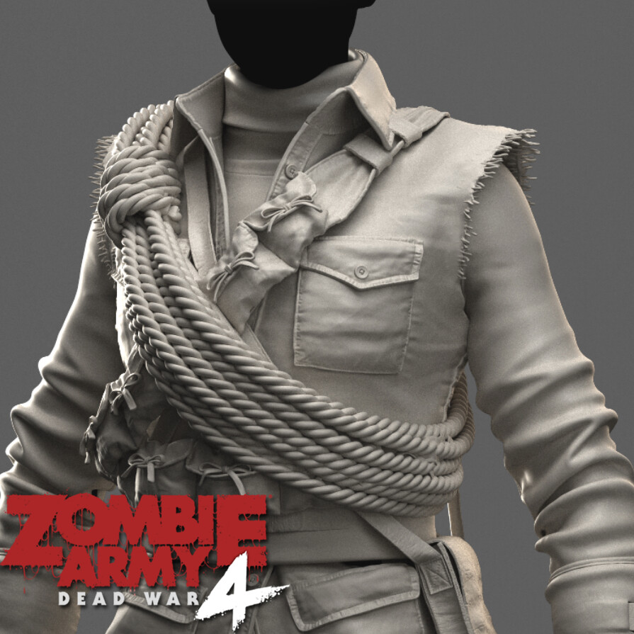 ArtStation - Jun Spec Ops Skin - Zombie Army 4