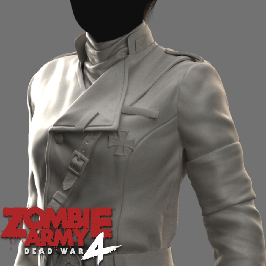 ArtStation - Marie Nazi Skin - Zombie Army 4