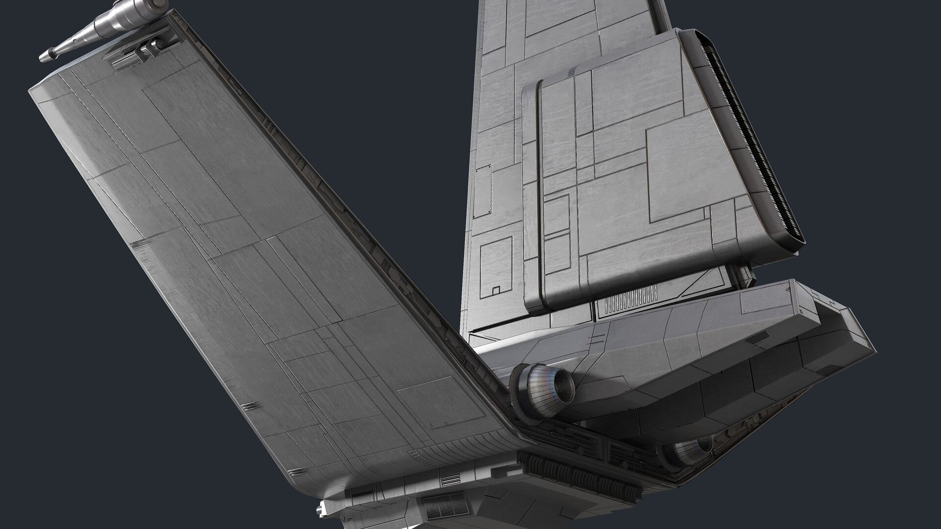 ArtStation - Starfighter Missions - Xi-class light shuttle