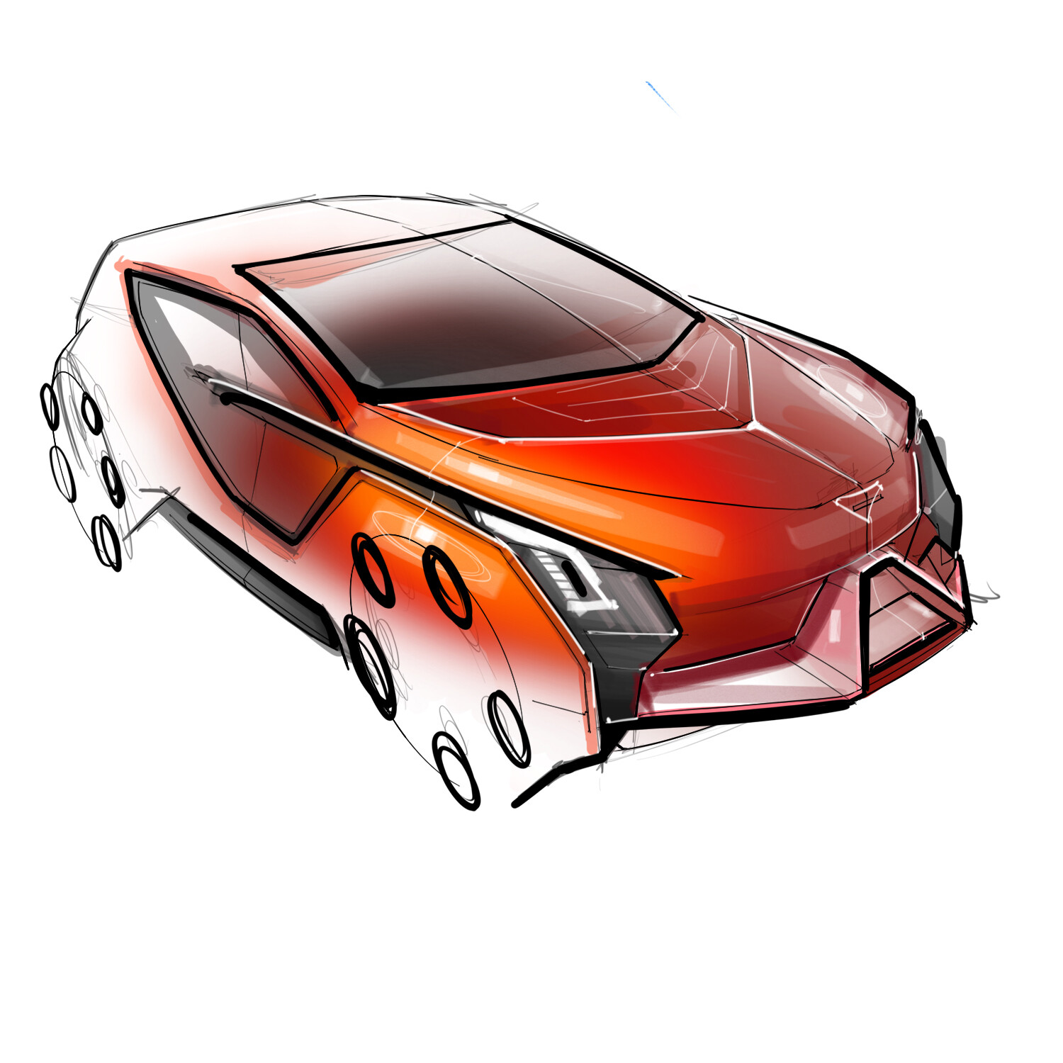ArtStation - vehicle sketch