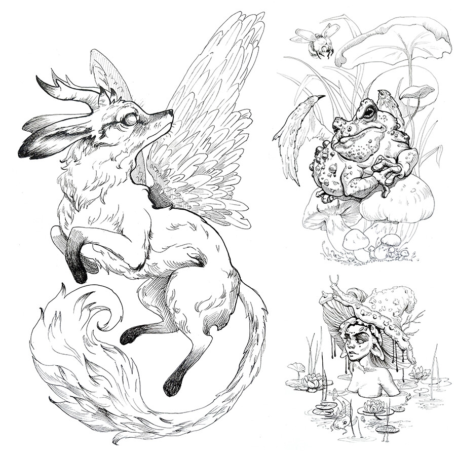 ArtStation - Fantasy drawings