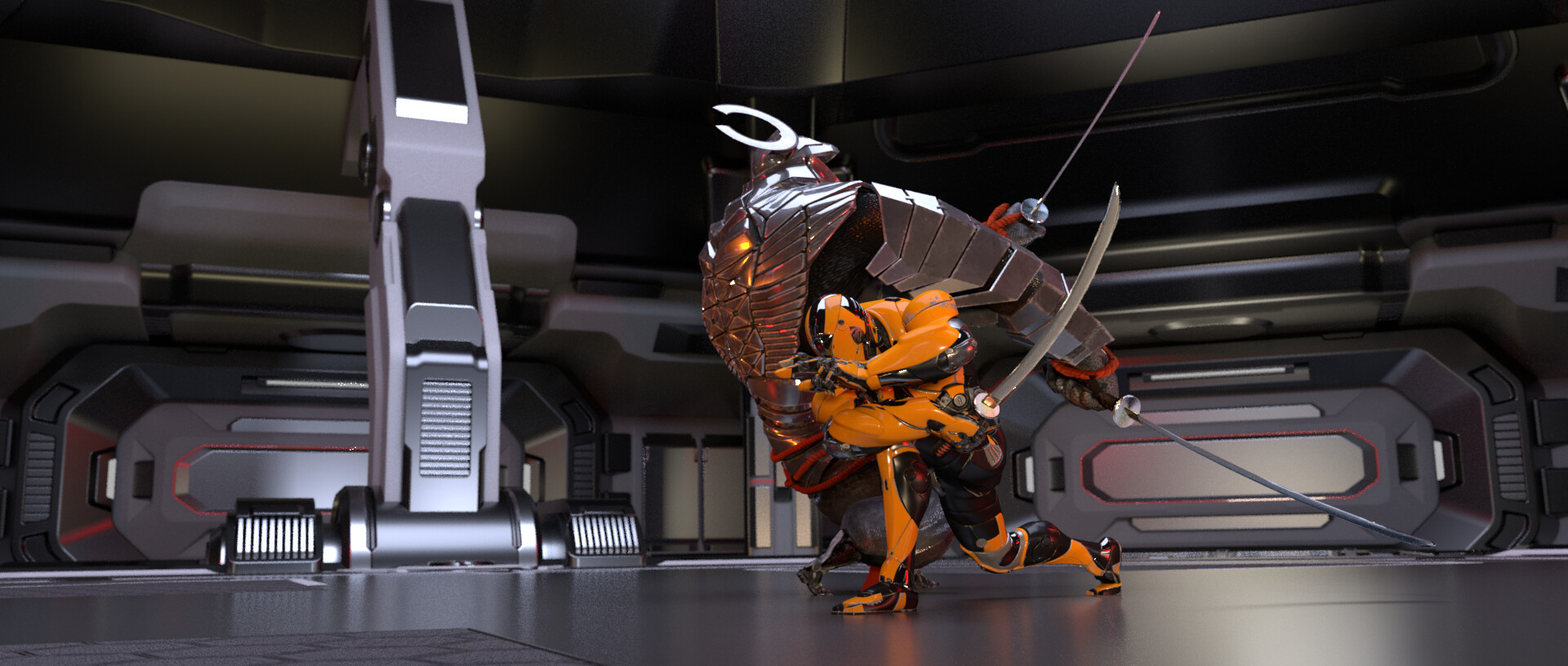 ArtStation - Sci-Fi Sword Fight Animation