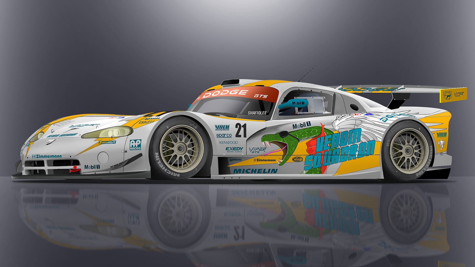 ArtStation - Dodge Viper (SR II) GTS racing concept