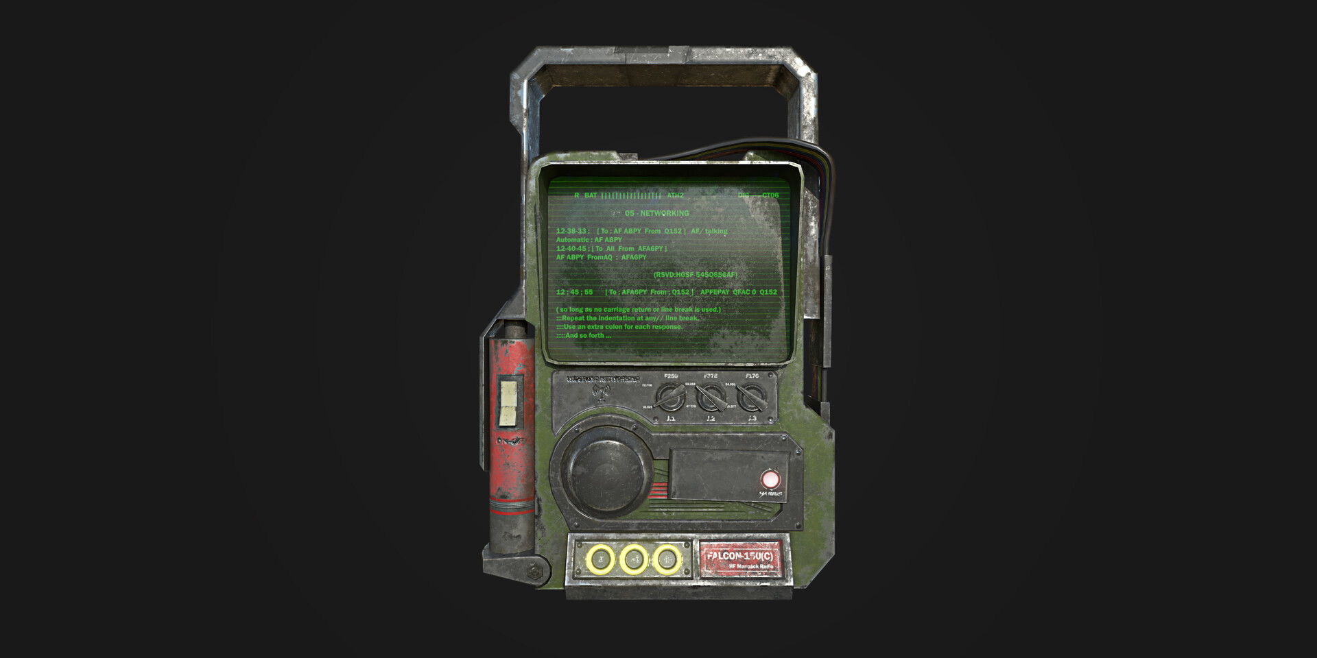 ArtStation - Military Radio