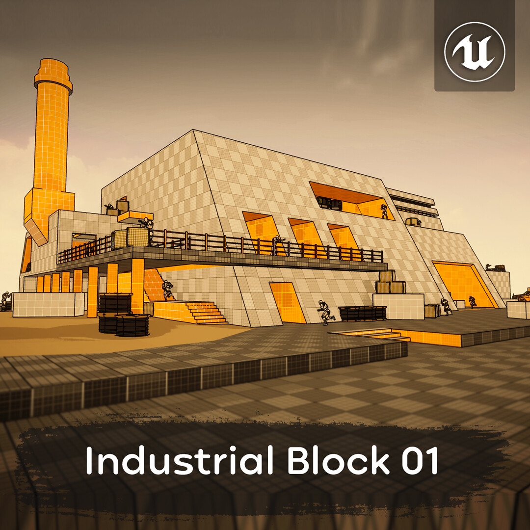 ArtStation - Industrial Block 01