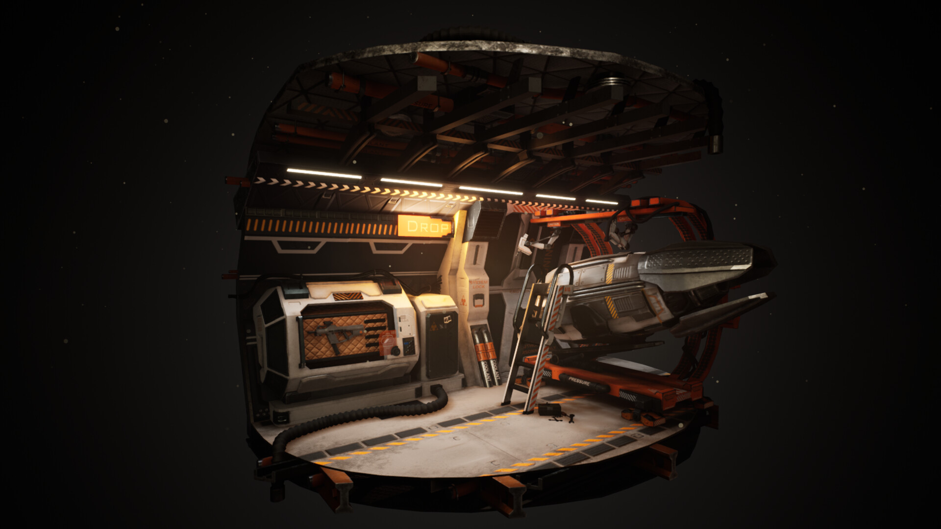 Stephen Boyd - Orbital Trooper Launch Room